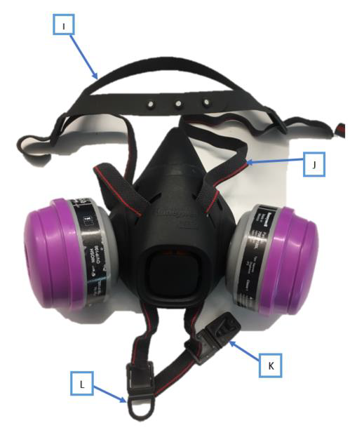 Part Numbers and Stock Keeping Unit Numbers for the North HM500 Half Mask