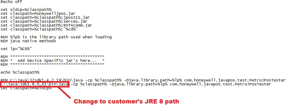 Where to download the Honeywell JavaPOS driver with JRE 64 bit.