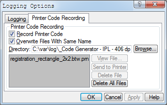 How to turn on Printer Command Logging in Windows driver for Honeywell ...